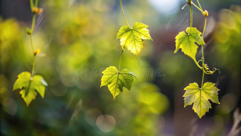 3 Moving Vine Branches and Blur Background Stock Video - Video of ...