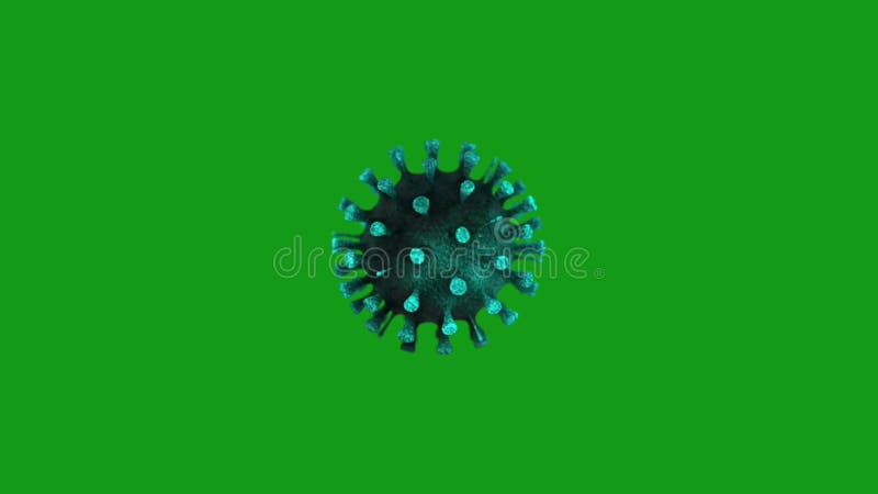 Moving Virus Particle Green Screen Motion Graphics Stock Footage ...