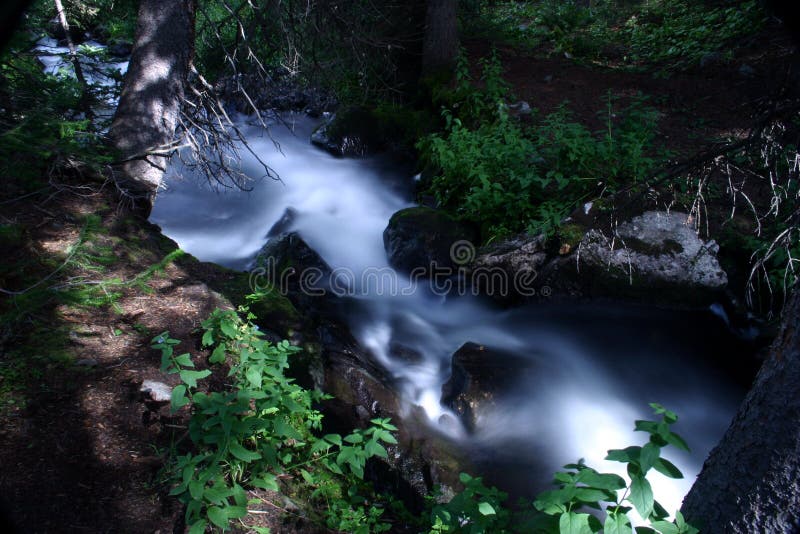 Moving water stock photo. Image of rocks, rushing, creek - 474476