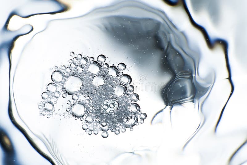 Moving Water with Air Bubbles Stock Image - Image of beautiful ...