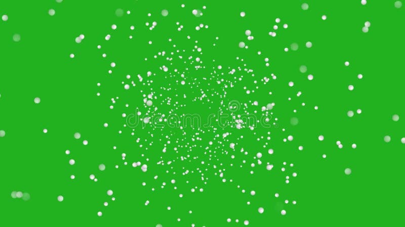 Moving White Balls through Space Green Screen Motion Graphics Stock Footage - Video of motion ...