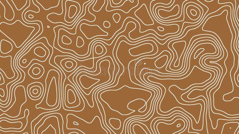 Moving White Lines on a Brown Background. Abstract Background Stock ...