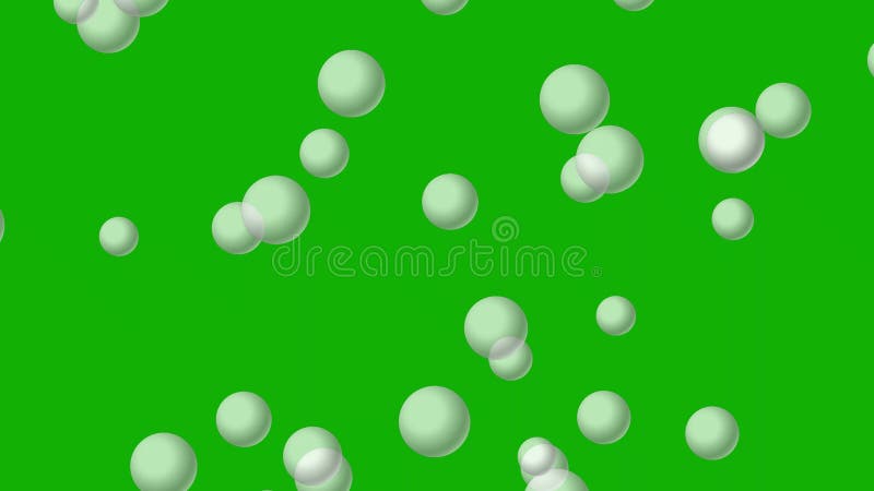 Moving White Cubes Motion Graphics with Green Screen Background Stock ...