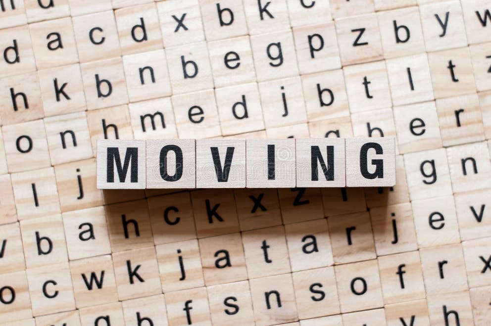Moving word concept stock image. Image of fast, agent - 145843055