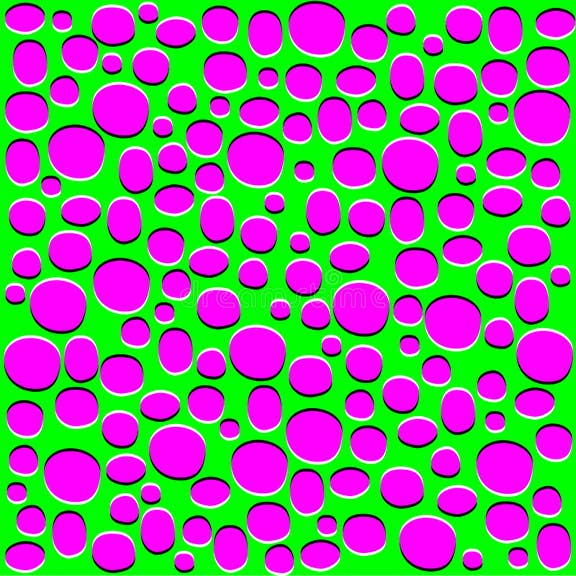 Moving Dots, Peripheral Drift Illusion, Motion Illusion Stock ...