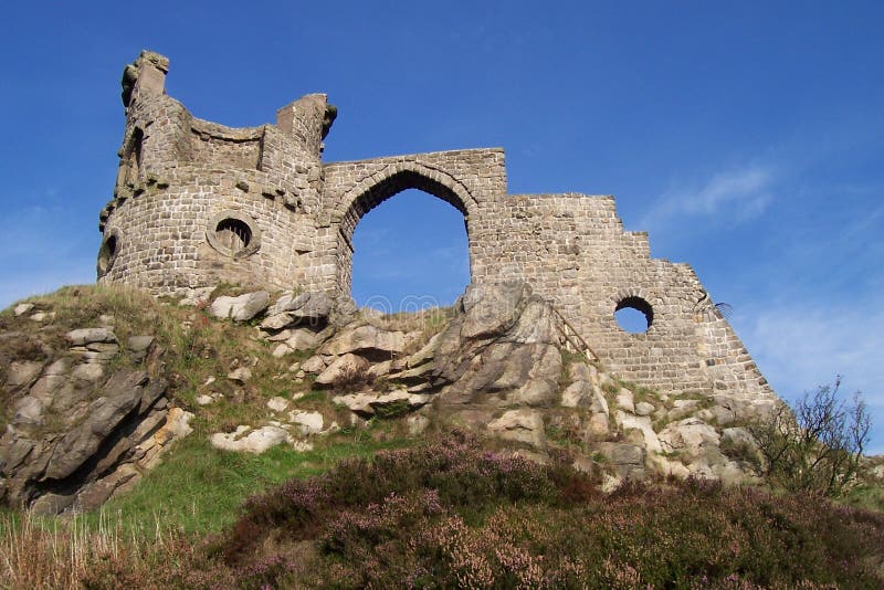 Mow Cop Castle stock photo. Image of cheshire, rocks - 13293170
