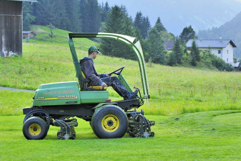 Mowing Machine editorial image. Image of meadow, machine - 45678540