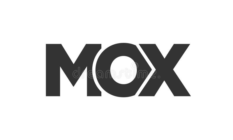 MOX Logo Design Template with Strong and Modern Bold Text. Initial ...