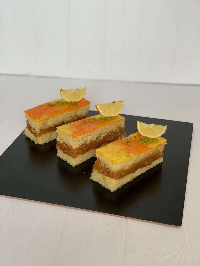 Moyale, Sponge Cake with Raspberry Coolies. Stock Image - Image of ...