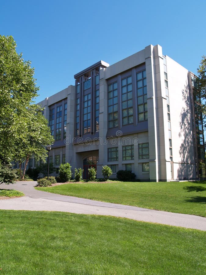 Haas College Center stock photo. Image of front, lawn - 6097966