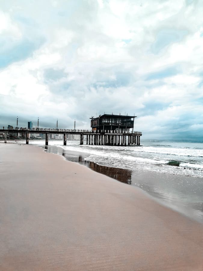 Moyo Pier Durban stock image. Image of lights, rooftop - 51138325