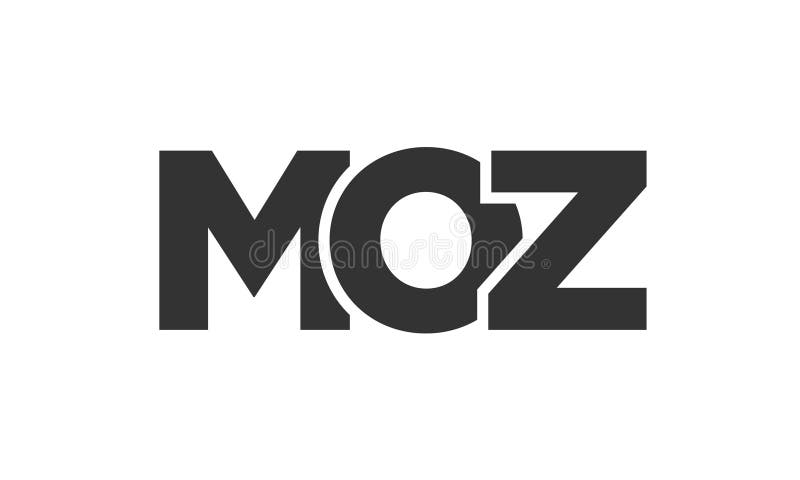 MOZ Logo Design Template with Strong and Modern Bold Text. Initial ...