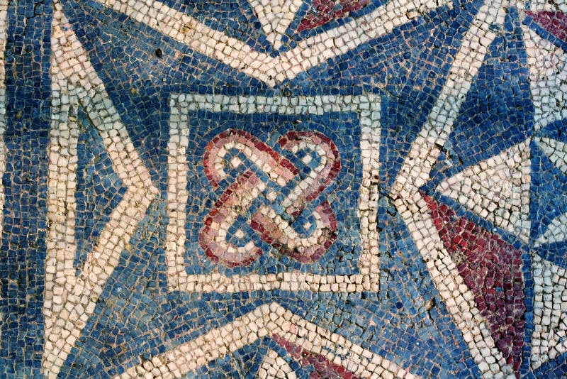 Mozaiki Sicily Rzymska Willa Obraz Stock - Obraz złożonej z niezr, arte ...