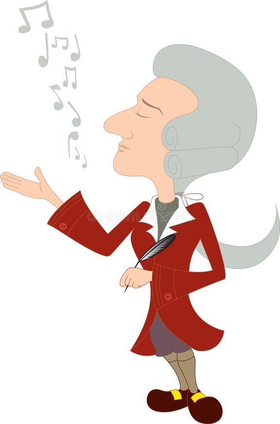 Wolfgang Mozart Stock Illustrations – 89 Wolfgang Mozart Stock ...