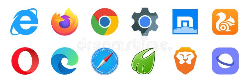 Mozilla Firefox, Opera, Google Chrome, Microsoft Edge, Yandex, Internet ...