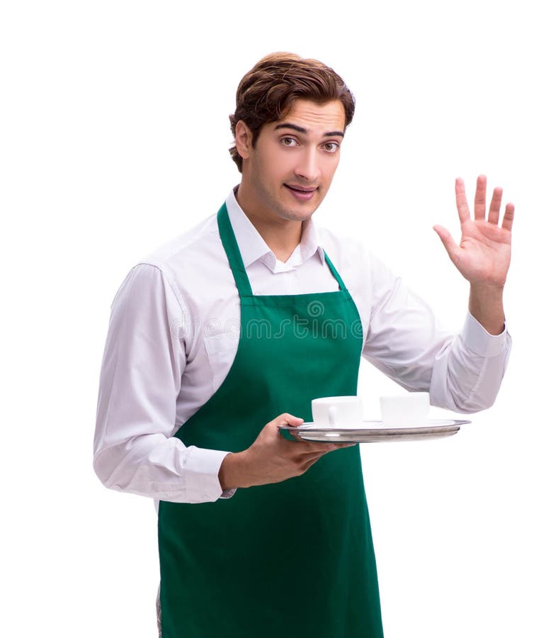 Mozo Joven Aislado De Fondo Blanco Imagen de archivo - Imagen de hola ...