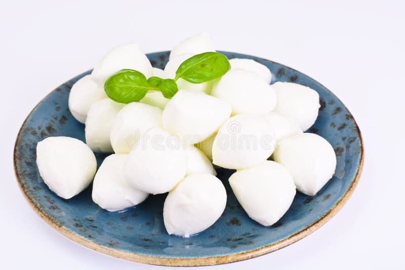 Mozzarella Balls Mini stock photo. Image of basil, italian - 70257568