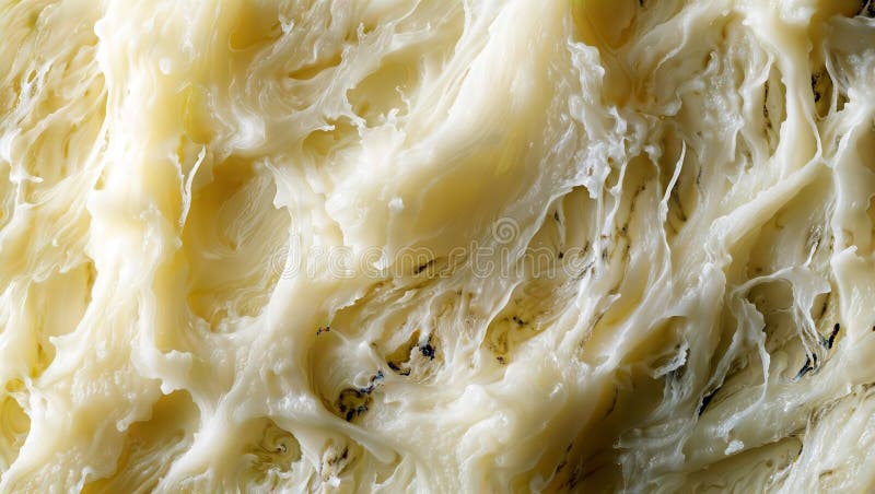 Mozzarella Marvel: Stringy Texture of Fresh Cheese Revealed, Generative ...