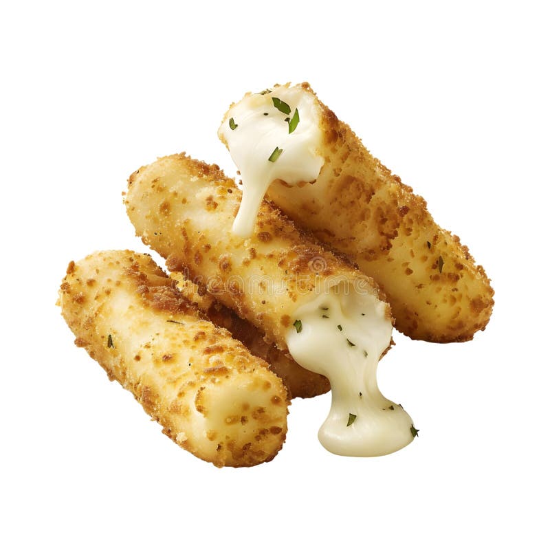 Mozzarella Sticks on Transparent Background - Ai Generated Stock ...