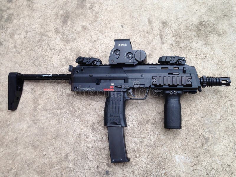 MP7a1 editorial stock photo. Image of closeup, full, sniper - 43259728