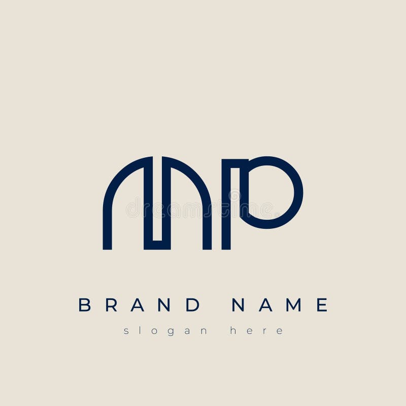 MP Alphabet Letter Icon Logo Stock Vector - Illustration of logo ...