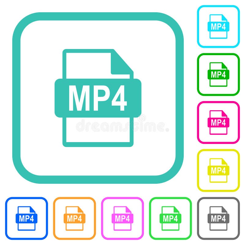 Mp4 Icons Stock Illustrations – 1,080 Mp4 Icons Stock Illustrations ...