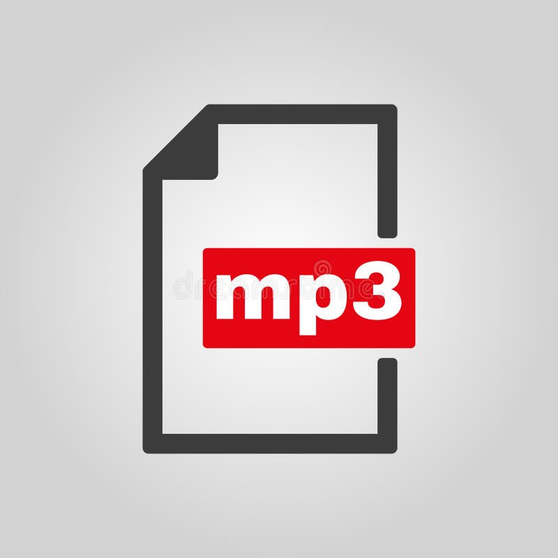 The Mp3 Icon. File Audio Format Symbol Stock Illustration ...