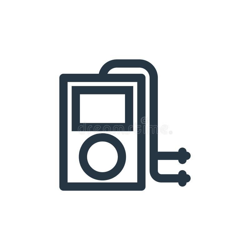Mp Icon Vector from Technology Concept. Thin Line Illustration of Mp ...