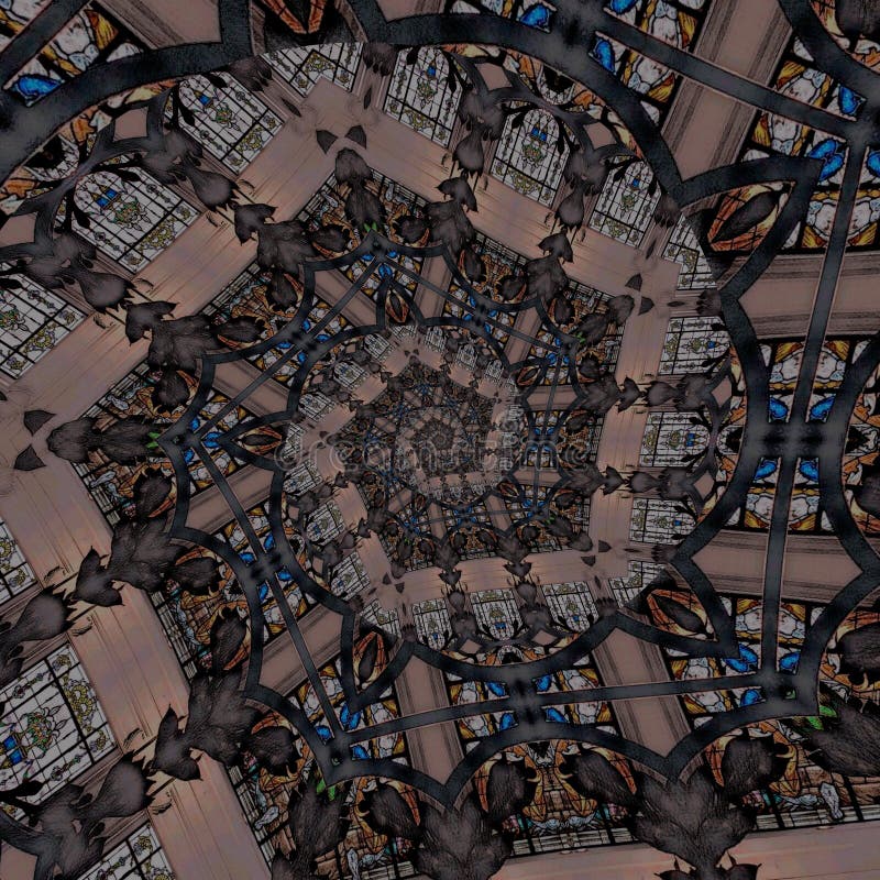 12mp Illusion Mirror Art Unique Pattern Stock Image - Image of mirror ...