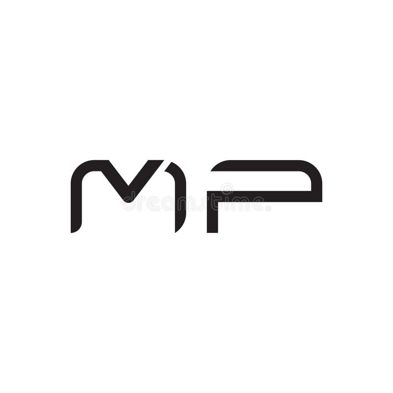 Mp Initial Letter Vector Logo Icon Stock Vector - Illustration of ...