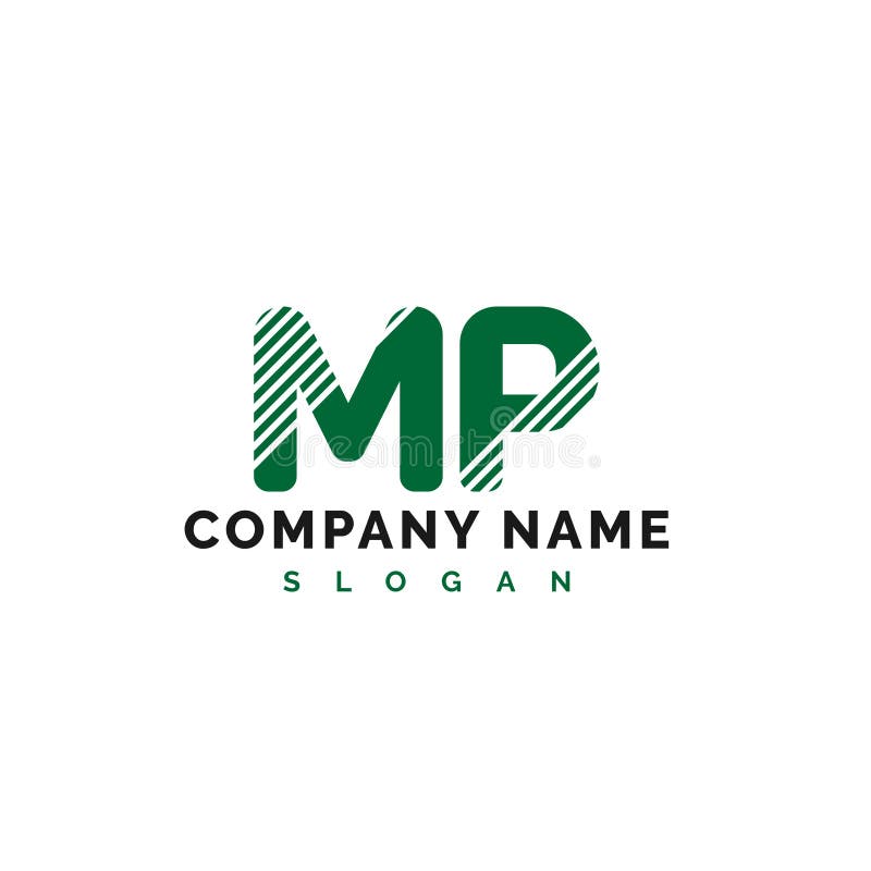 MP Letter Logo Design. MP Letter Logo Vector Illustration - Vector ...