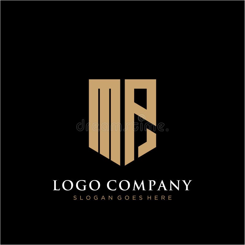 MP Letter Logo Icon Design Template Elements Stock Vector ...