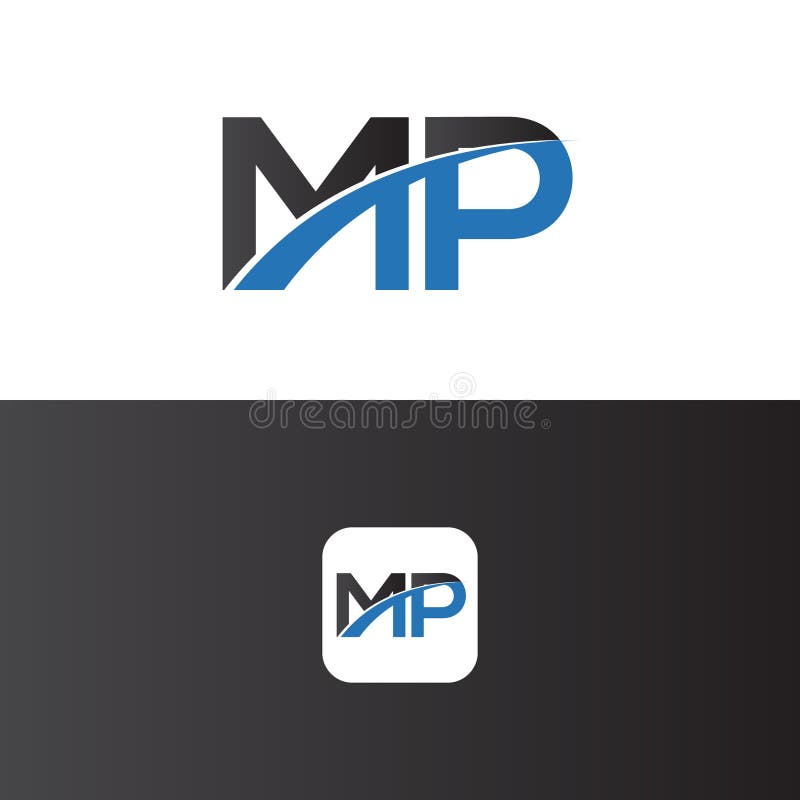 Mp Letter Logos Stock Illustrations – 288 Mp Letter Logos Stock ...