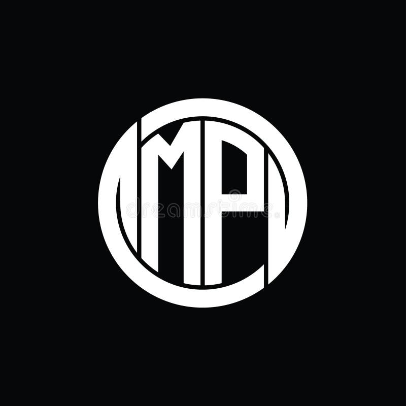 MP Logo Monogram Shield Inside Circle Shape Vector Images Design ...