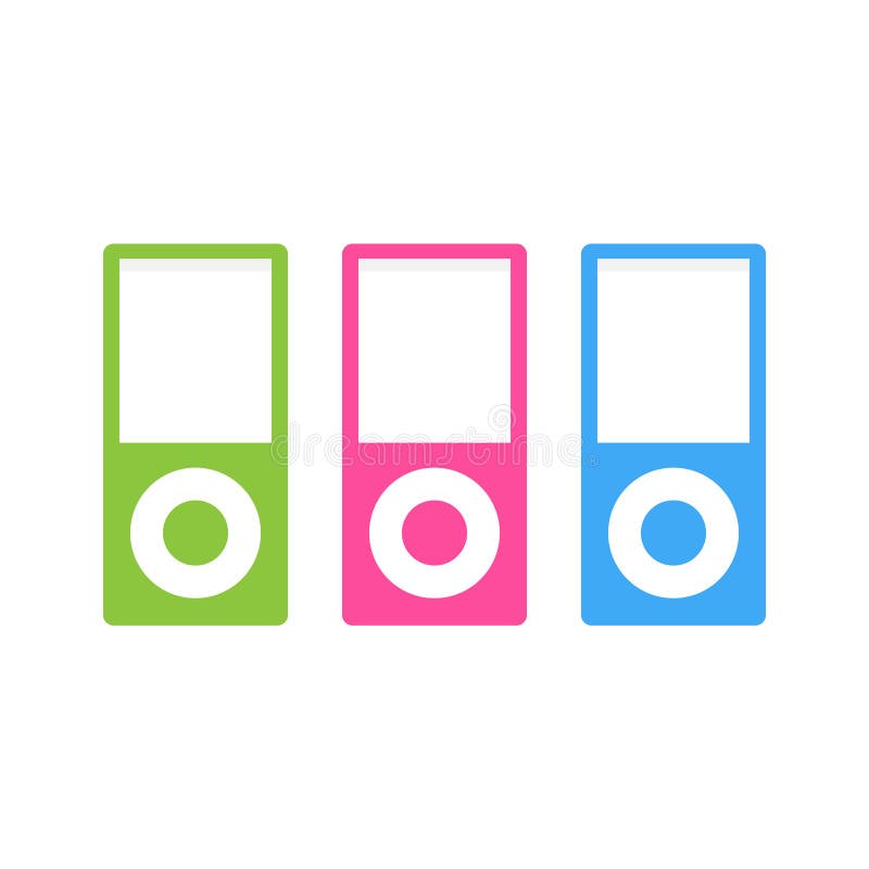 Mp3 Music Player Vector Flat Icon Stock Vector - Illustration of listen ...