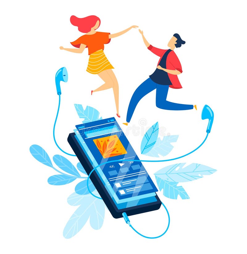 Mp3 Player, Music Technology Audio, Modern Multimedia Button, Portable ...