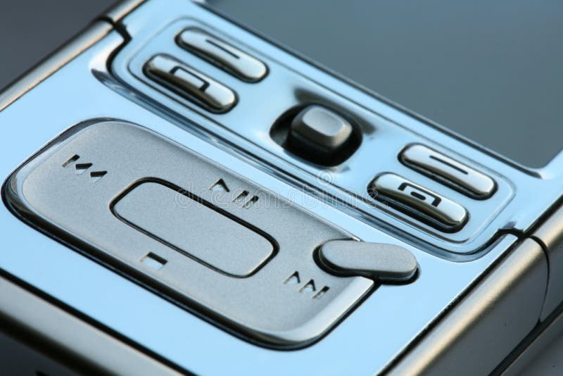 Mp3 media player and phone stock photo. Image of metal - 7454638