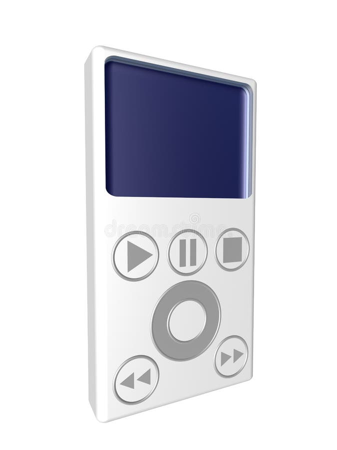 MP3 Player - isolated stock illustration. Illustration of source - 199480