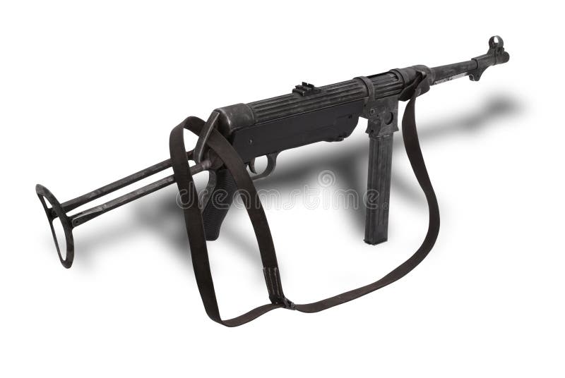 German Submachine Gun. MP40 Stock Image - Image of submachine, history ...