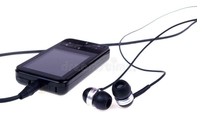 Mp4 stock image. Image of headphones, music, audio, digital - 3141083