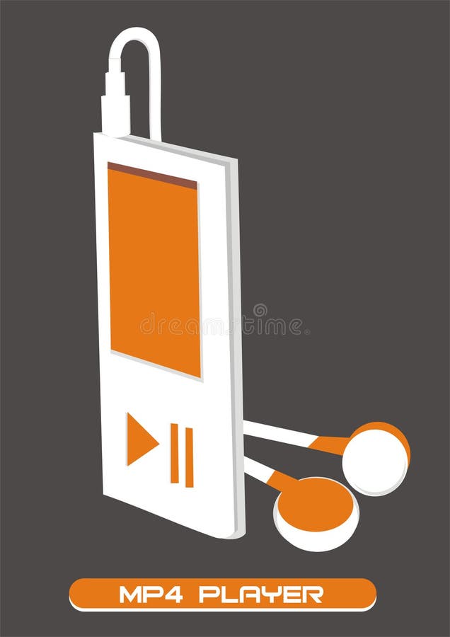Mp4 player illustration stock illustration. Illustration of portable ...