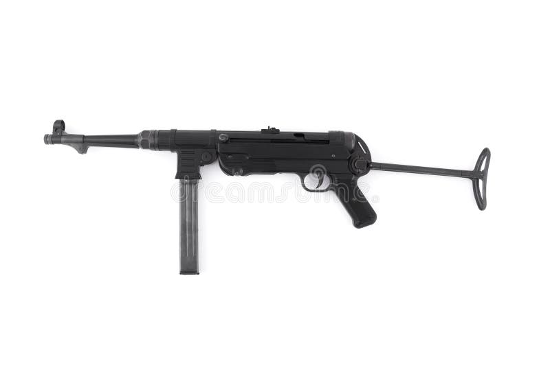 MP40 German Submachine Gun - World War II Era Stock Photo - Image of ...