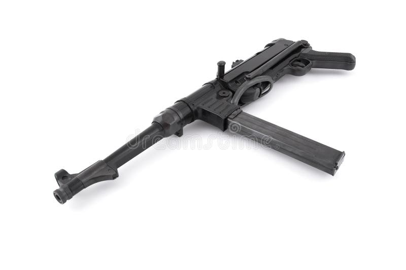 MP40 German Submachine Gun - World War II Era Stock Photo - Image of ...