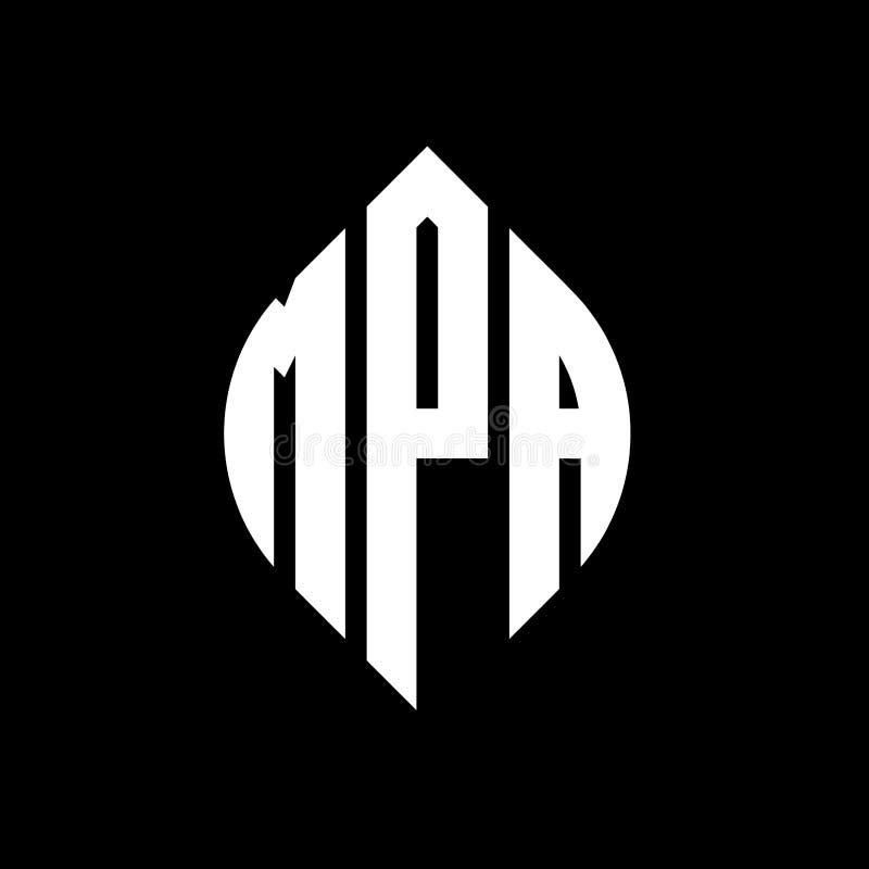 MPA Circle Letter Logo Design with Circle and Ellipse Shape. MPA ...