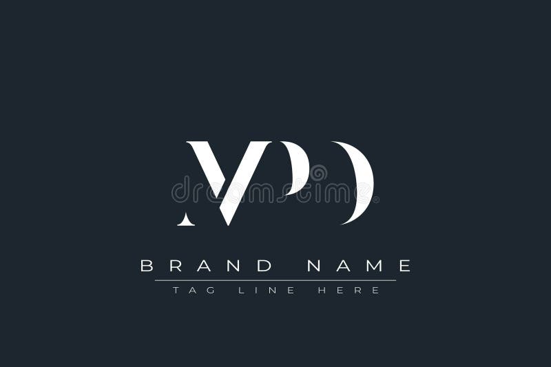 MPD Abstract Letter Logo Design Stock Vector - Illustration of ...