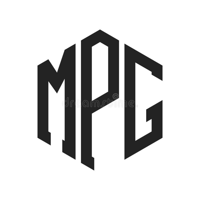 MPG Logo Design. Initial Letter MPG Monogram Logo Using Hexagon Shape ...
