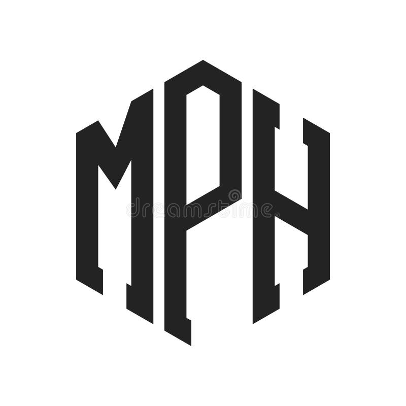 MPH Logo Design. Initial Letter MPH Monogram Logo Using Hexagon Shape ...