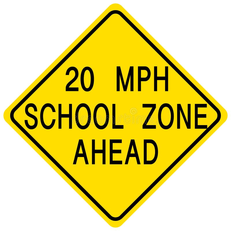 School Ahead Sign Icon. Trendy School Ahead Sign Logo Concept On Stock ...