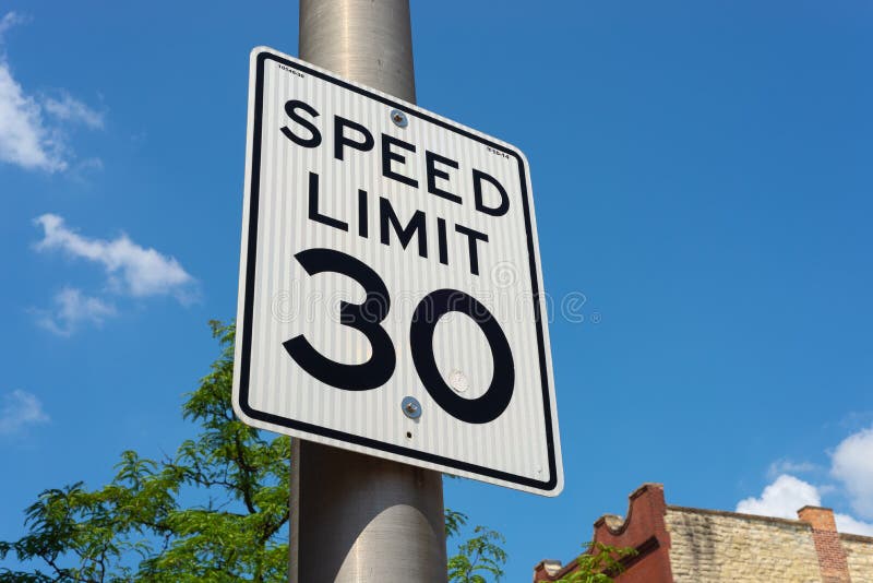 30 mph sign stock image. Image of america, miles, hour - 227307635