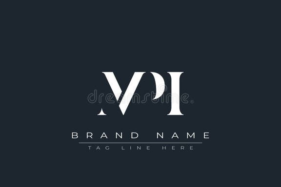 MPI Abstract Letter Logo Design Stock Vector - Illustration of graphic ...